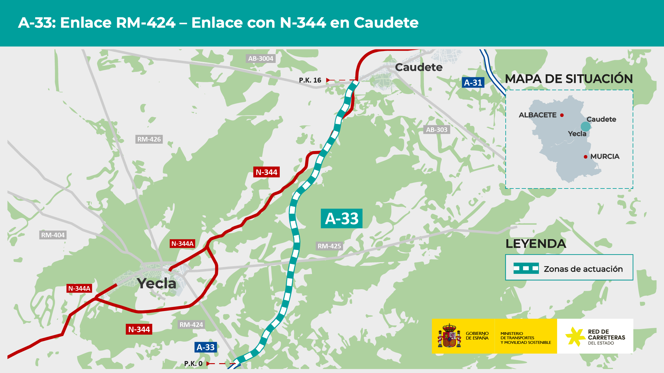 Autovía A-33. Tramo: Yecla-Caudete | Ministerio de Transportes y ...