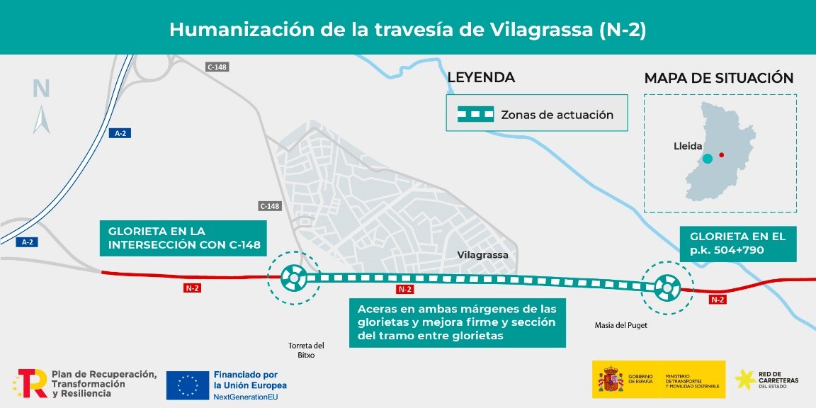 Transportes finaliza las obras para calmar el tráfico de la travesía de ...